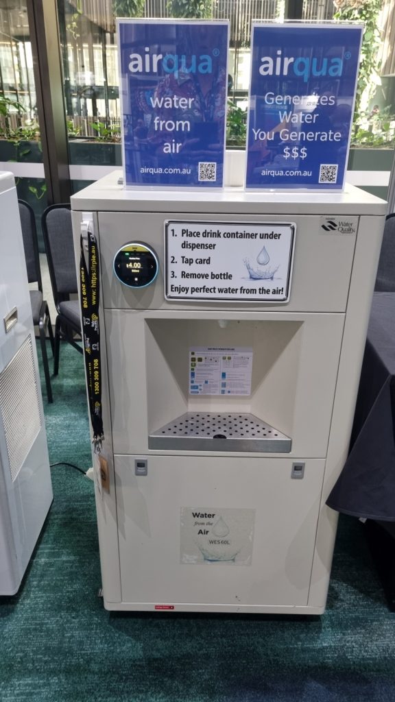 Water from air. Airqua Atmospheric Water Generators