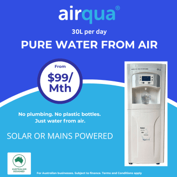 Water from air. Airqua Atmospheric Water Generators
